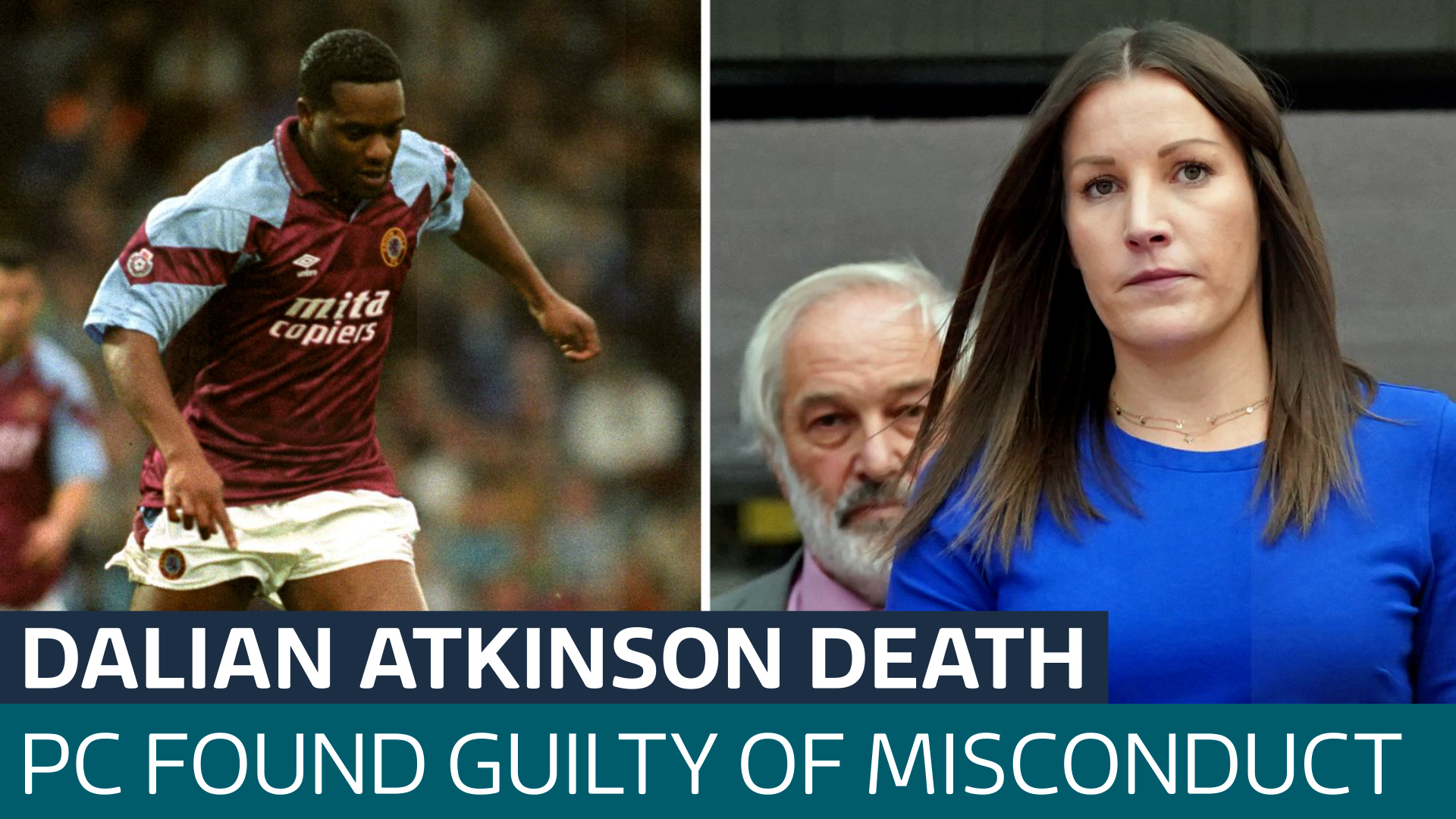 PC who hit ex-Aston Villa player Dalian Atkinson guilty of gross ...