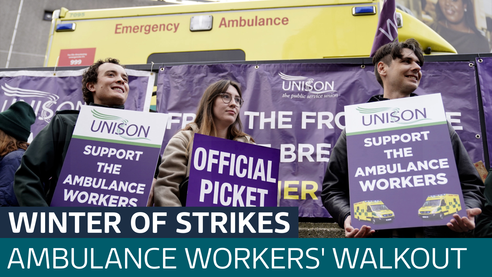 Ambulance workers walk out again as further strike action looms ...