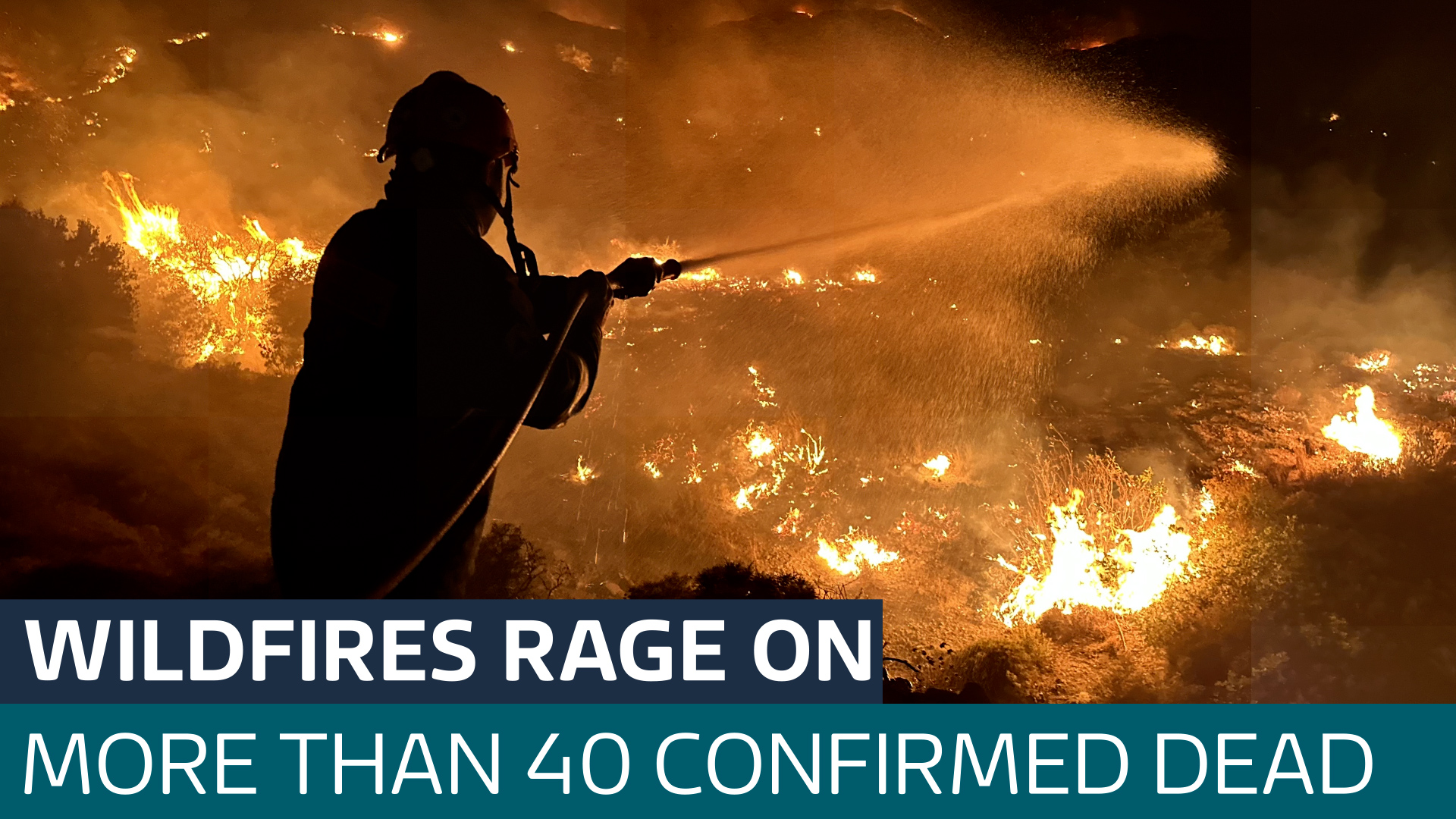 More than 40 dead as wildfires across Europe and northern Africa ...