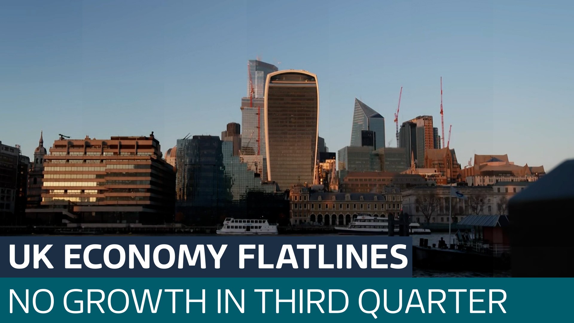 UK economy flatlines between July and September, official figures show ...
