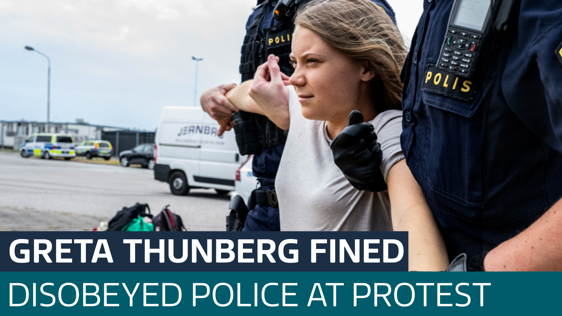 Greta Thunberg fined for disobeying police at climate protest - Latest ...