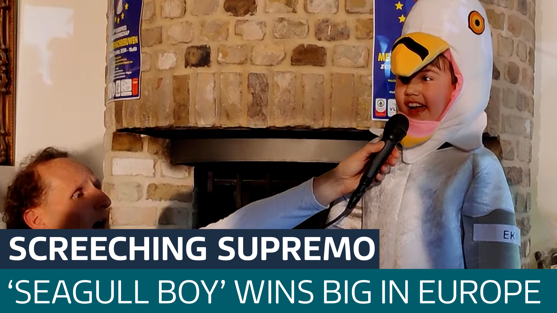 Meet the nine-year-old crowned Europe's greatest seagull impersonator ...