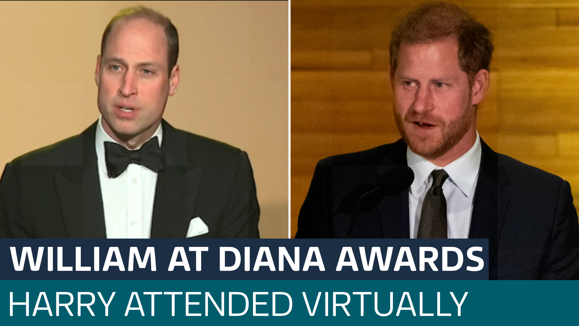 Royal rift? Princes William and Harry appear separately at ceremony ...