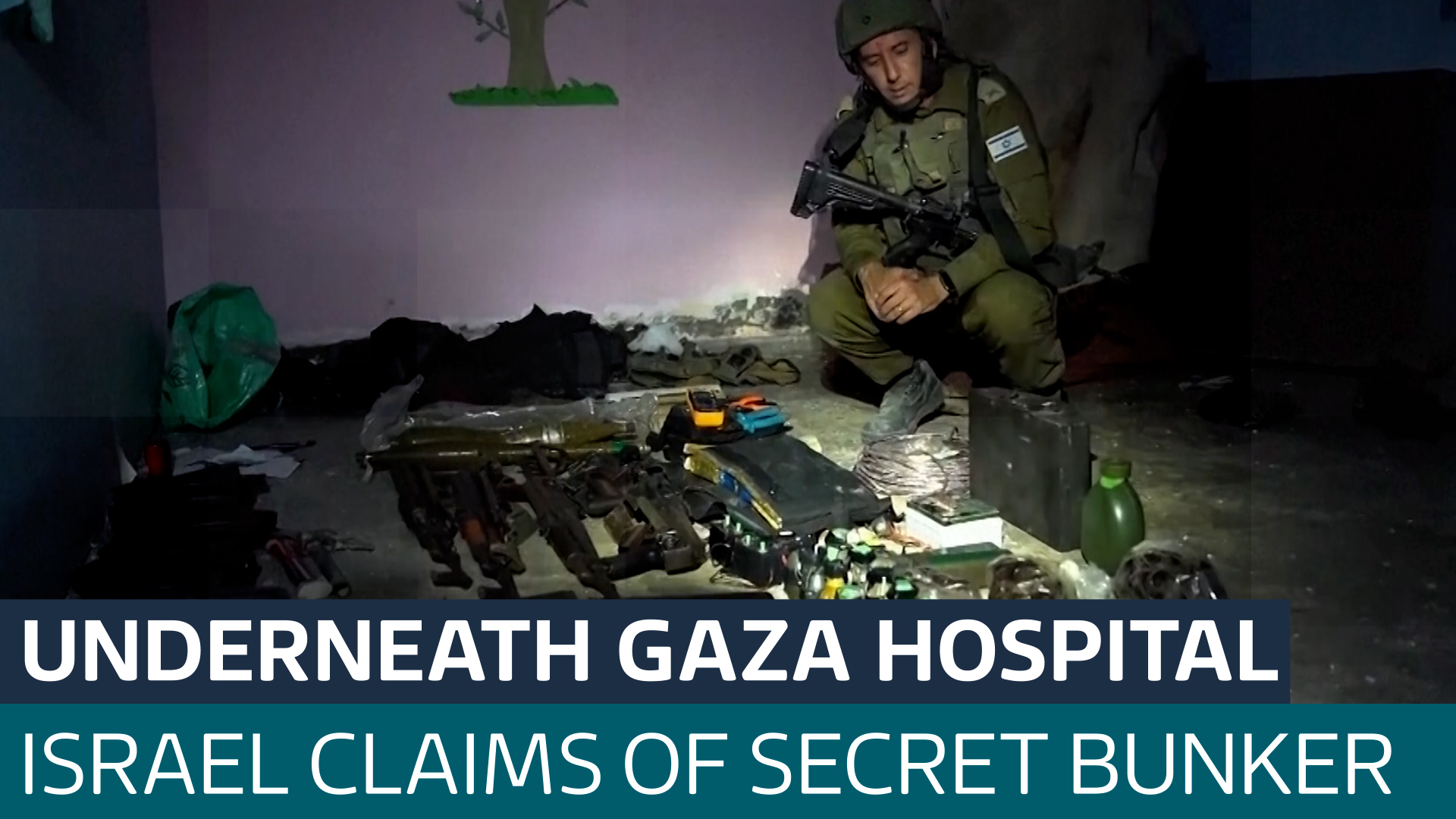 Israel says video provides evidence of Hamas facility underneath ...