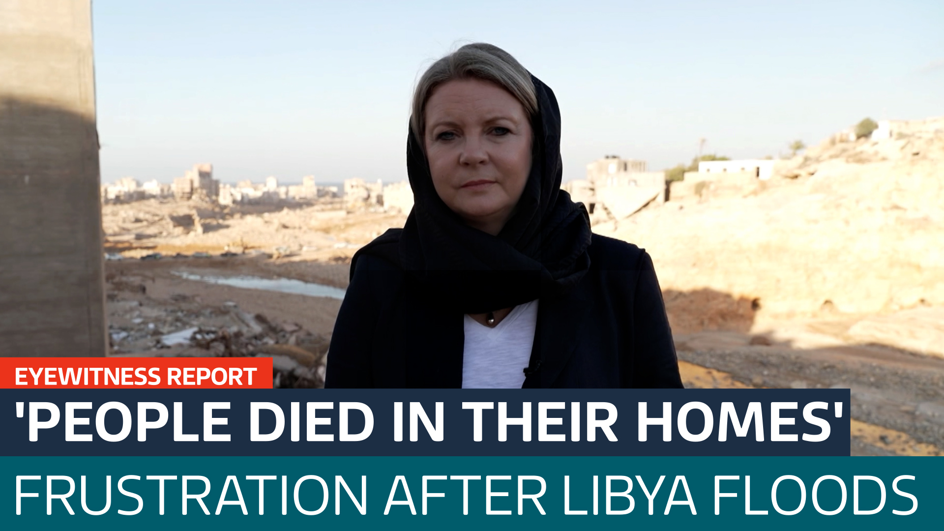 Grief and frustration in Libyan city of Derna after devastating floods ...