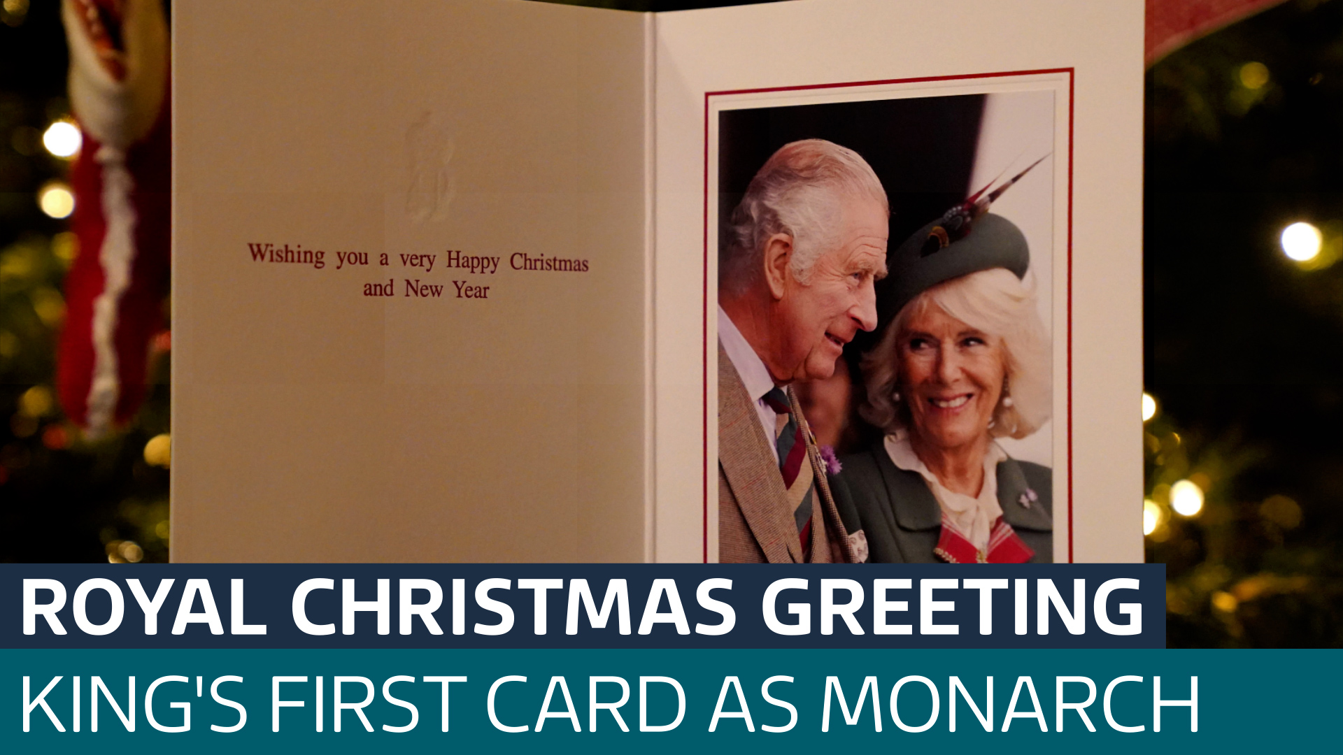 King Charles releases first official Christmas card as monarch - Latest ...