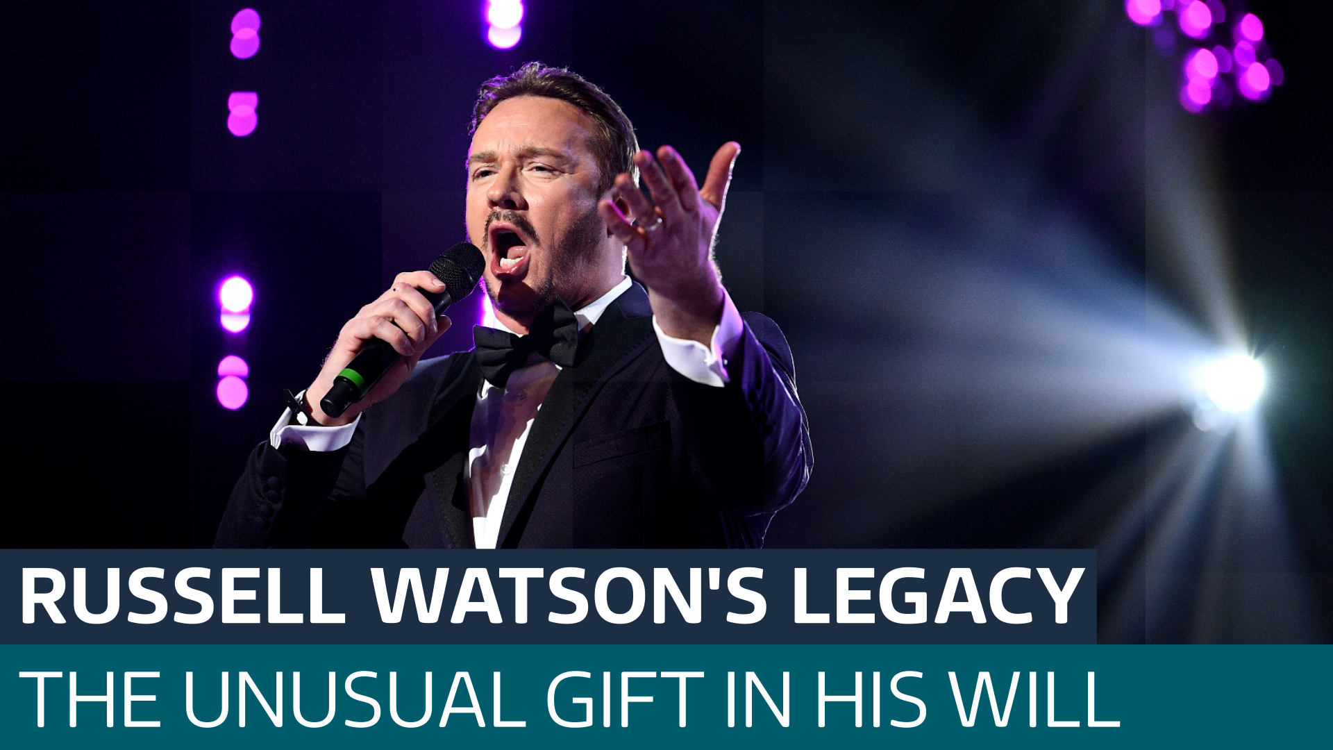 Russell Watson decides to leave unreleased music in his will for a ...