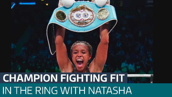 Boxer Natasha Jonas ramps up training to defend IBF World Welterweight ...