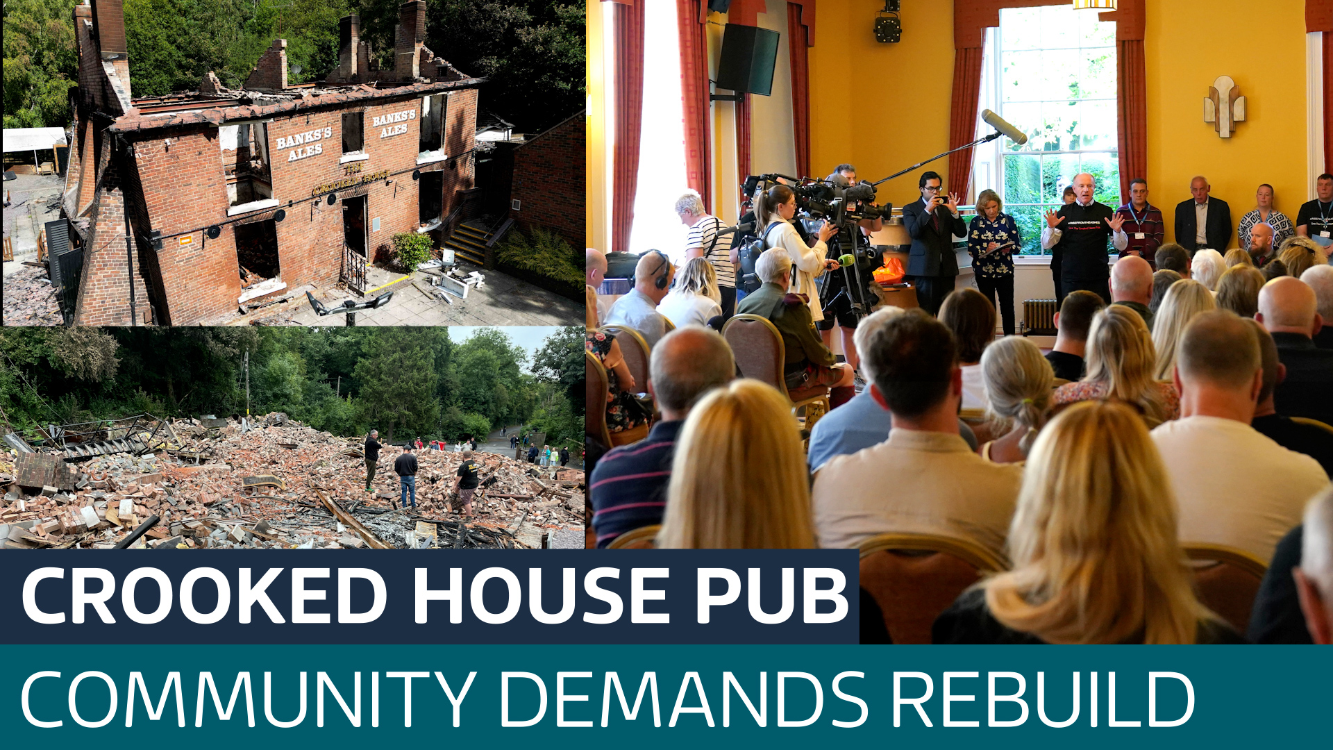 Community demands historic Crooked House pub is rebuilt - Latest From ...