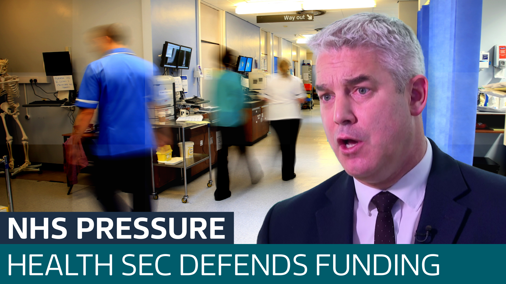 Health Secretary admits NHS is under "massive pressure" but defends ...