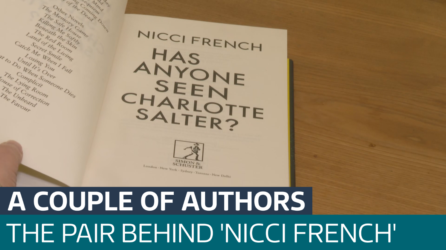 The secret power couple behind the author 'Nicci French' - Latest From ...