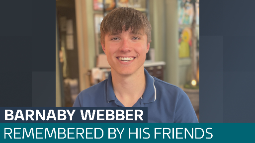 Barnaby Webber remembered by his friends - Latest From ITV News