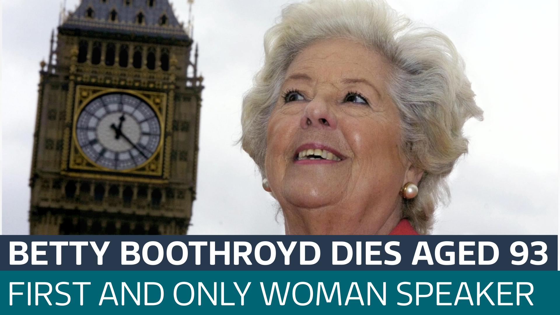 Former House of Commons Speaker, Baroness Betty Boothroyd, dies at 93 ...