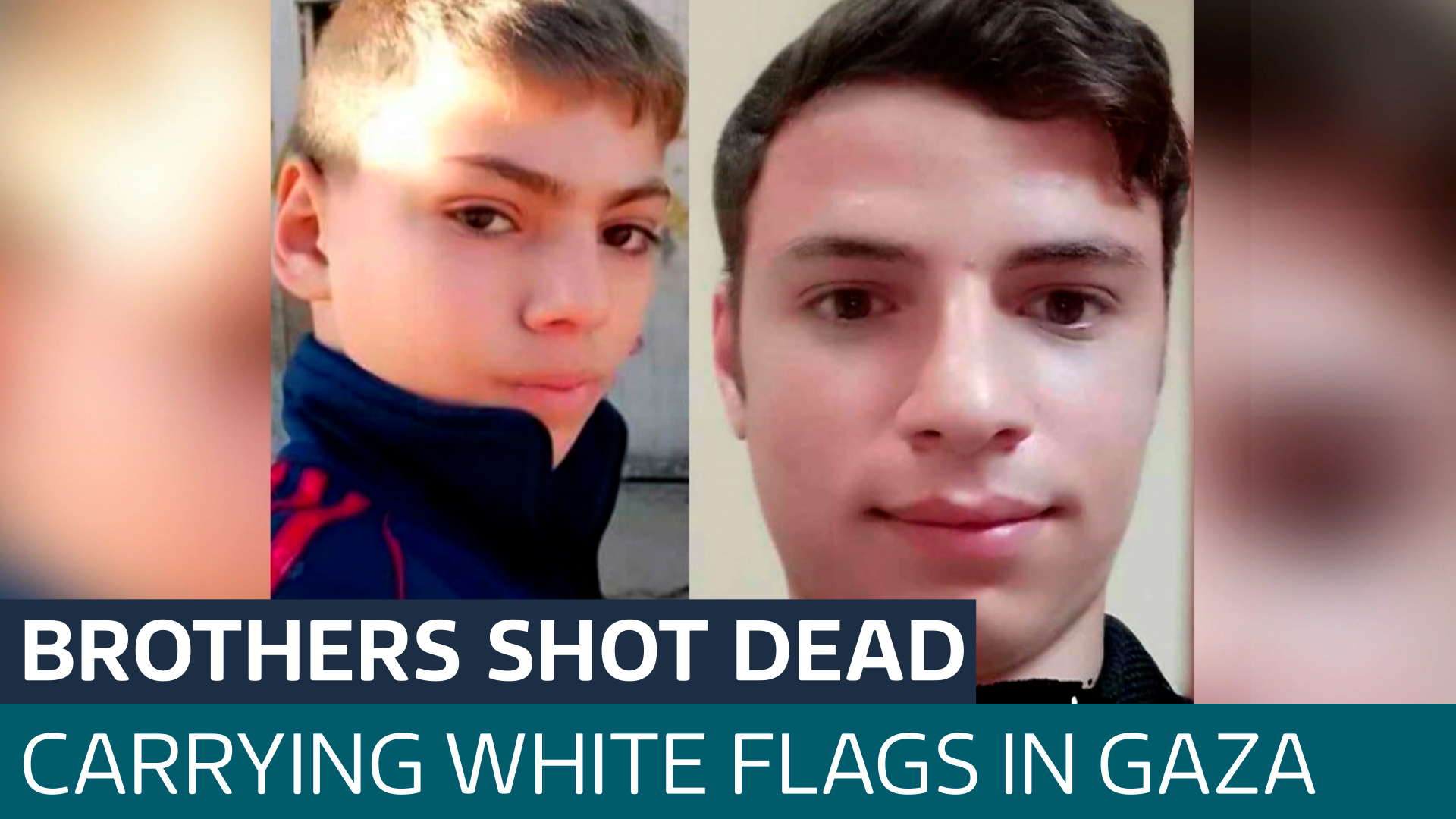 Family left heartbroken after two brothers carrying white flag shot ...