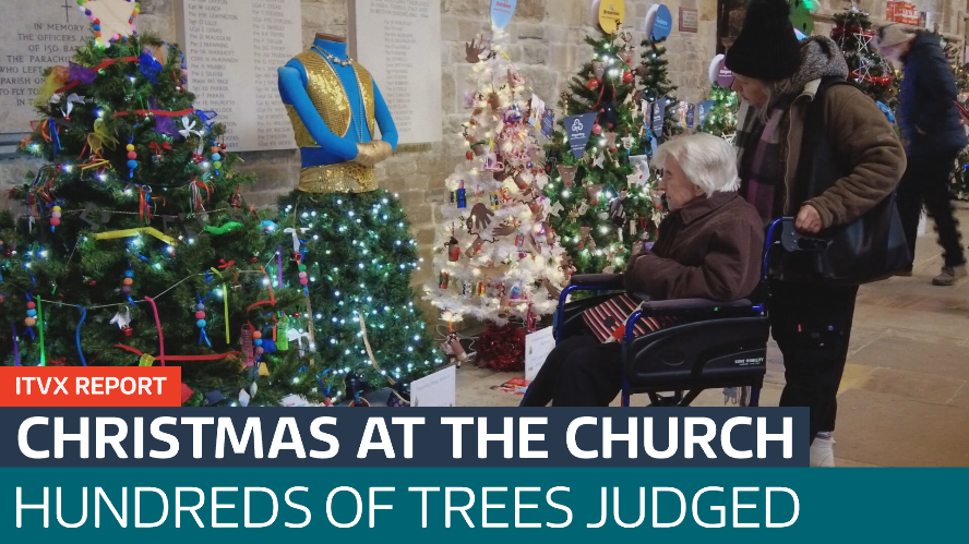 Thousands flock to one of the UK's largest Christmas tree festivals ...