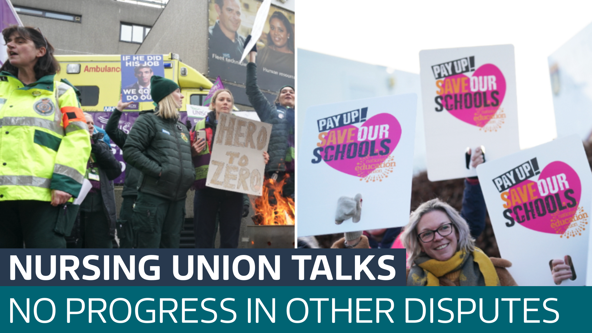 Progress in nursing union talks causes friction in other striking ...