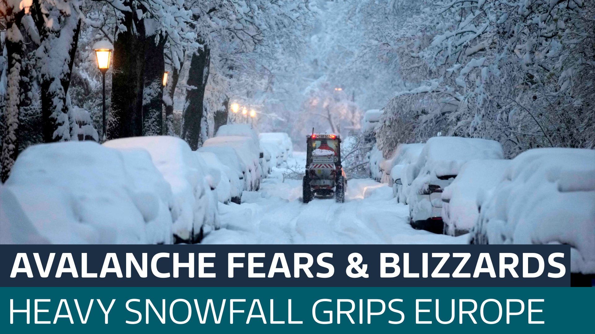 Heavy snowfall throws parts of Europe into chaos as warnings issued ...