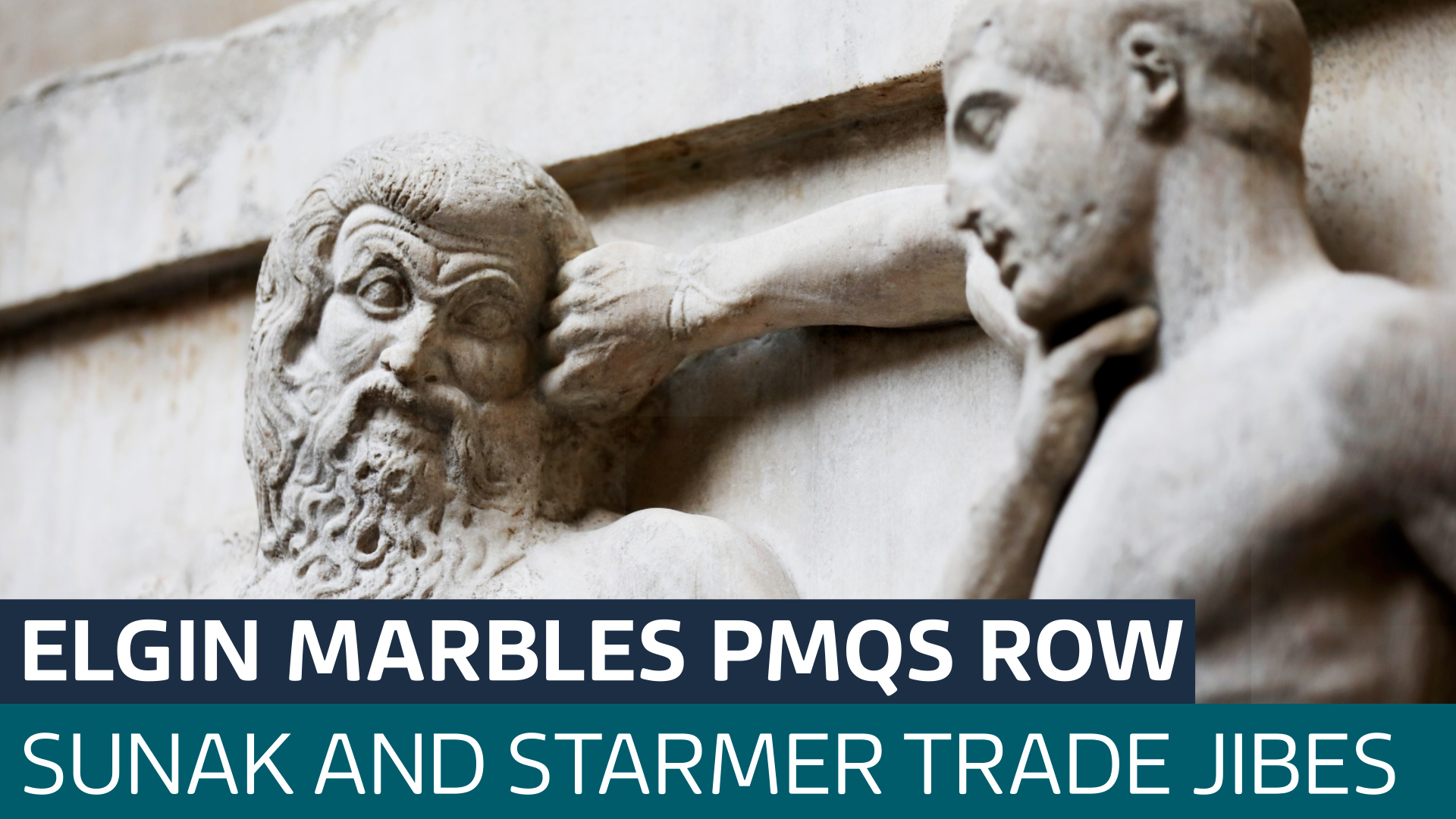 Sunak accuses Greek PM of trying to 'grandstand' over Elgin Marbles, as he was challenged at ...