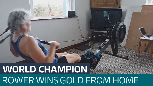 Winning an indoor rowing tournament from her own kitchen - Latest From ...