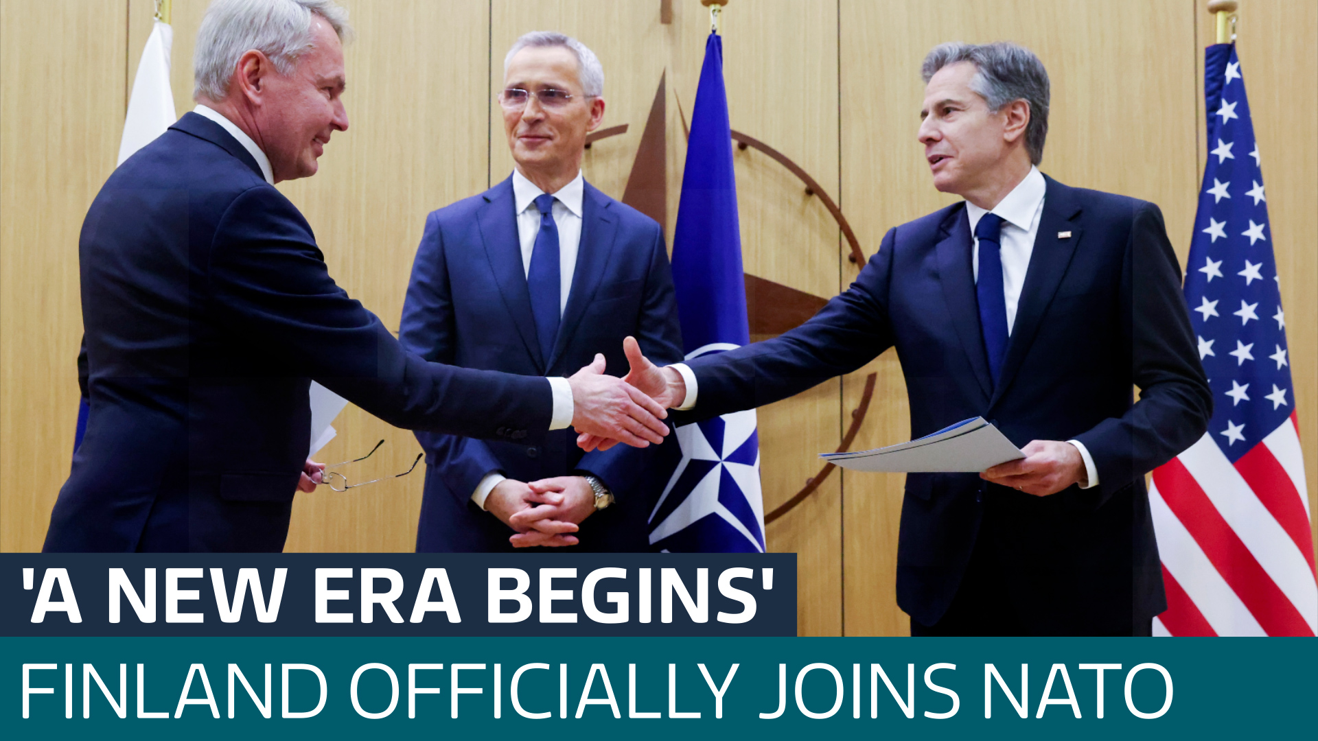 Finland becomes the 31st NATO member - Latest From ITV News