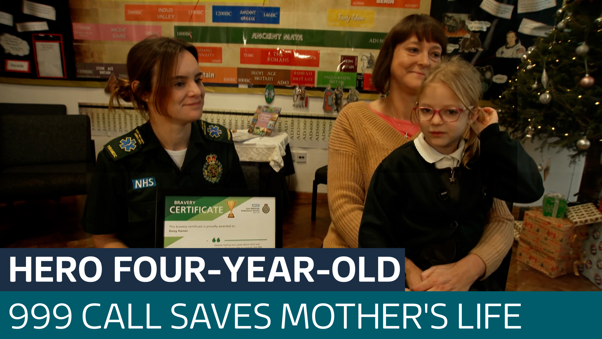 Four-year-old girl makes 999 call to save mother's life - Latest From ...