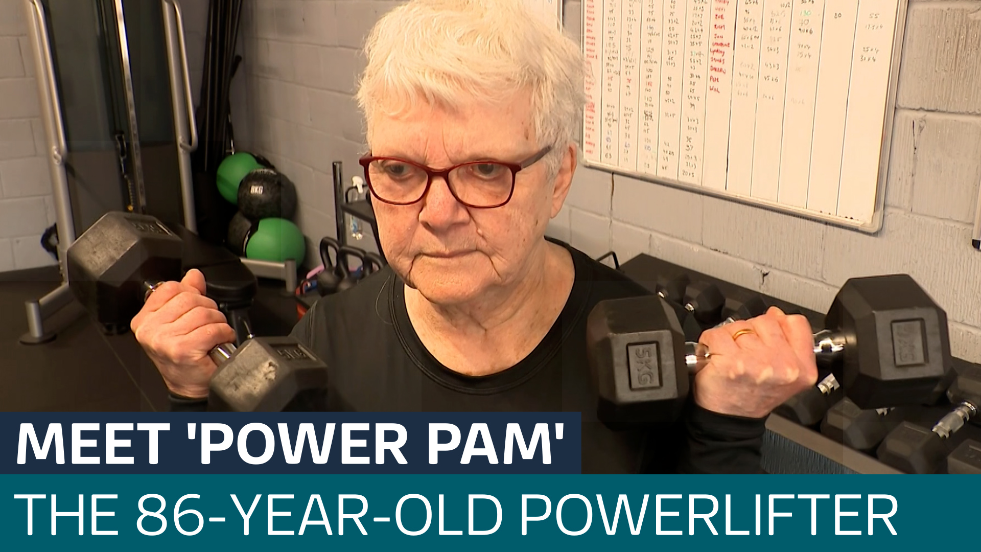 Meet 'Power Pam', the 86-year old powerlifter - Latest From ITV News