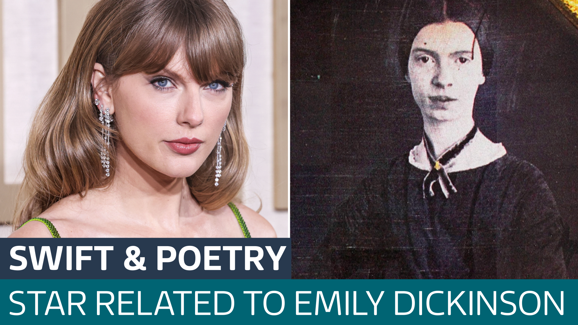 Taylor Swift revealed to be related to American poet Emily Dickinson ...