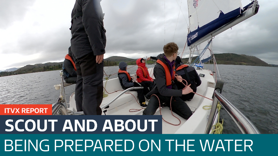 Scouts sets sail on board their only inland yacht - Latest From ITV News