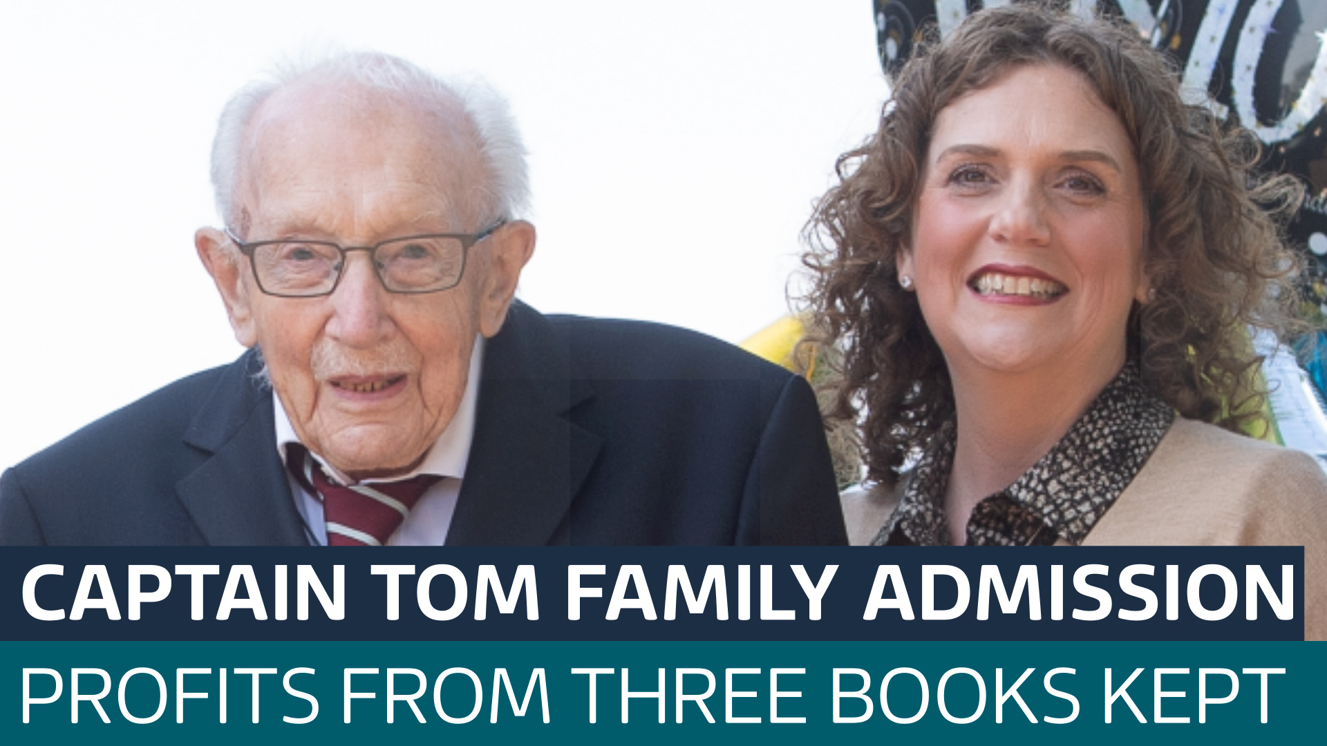 Captain Sir Tom Moore's daughter admits keeping profits from his books ...