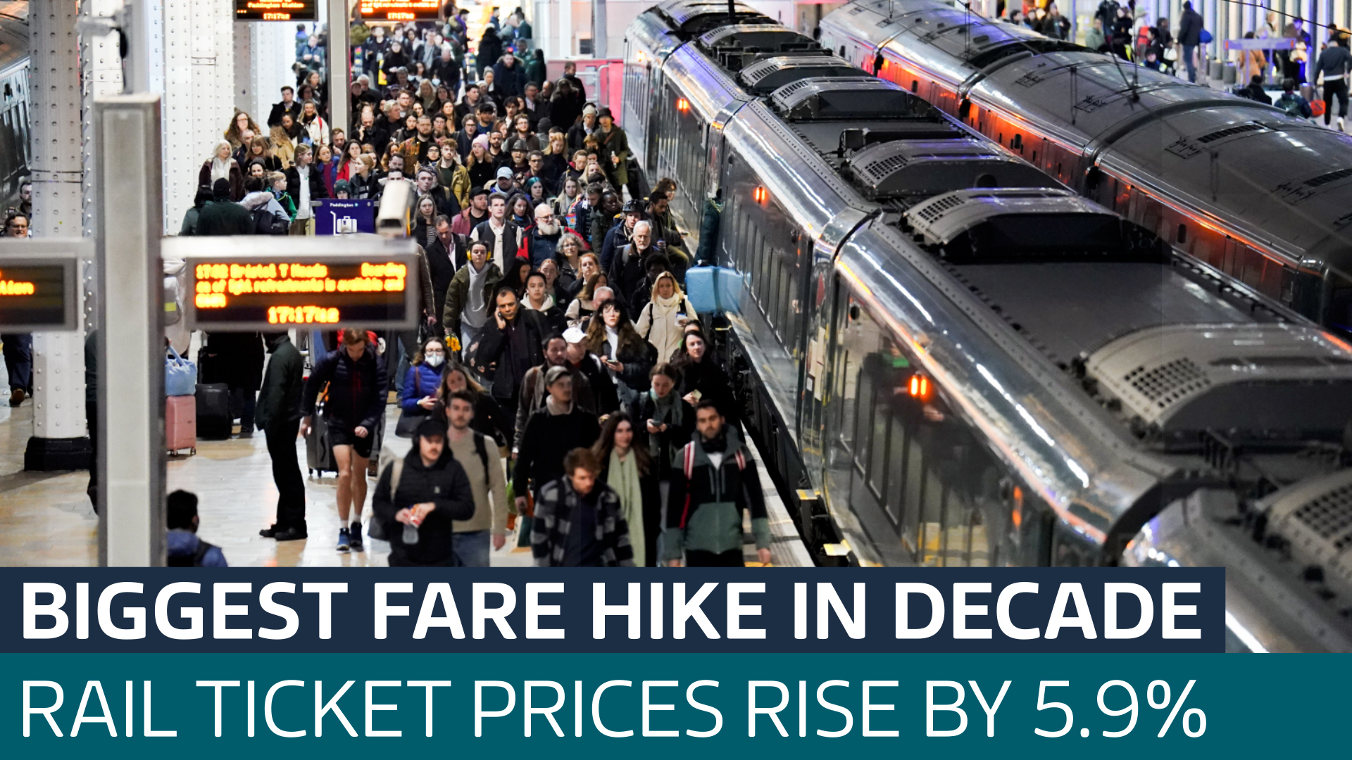 Rail fare rise: Passengers face biggest increase for eleven years ...