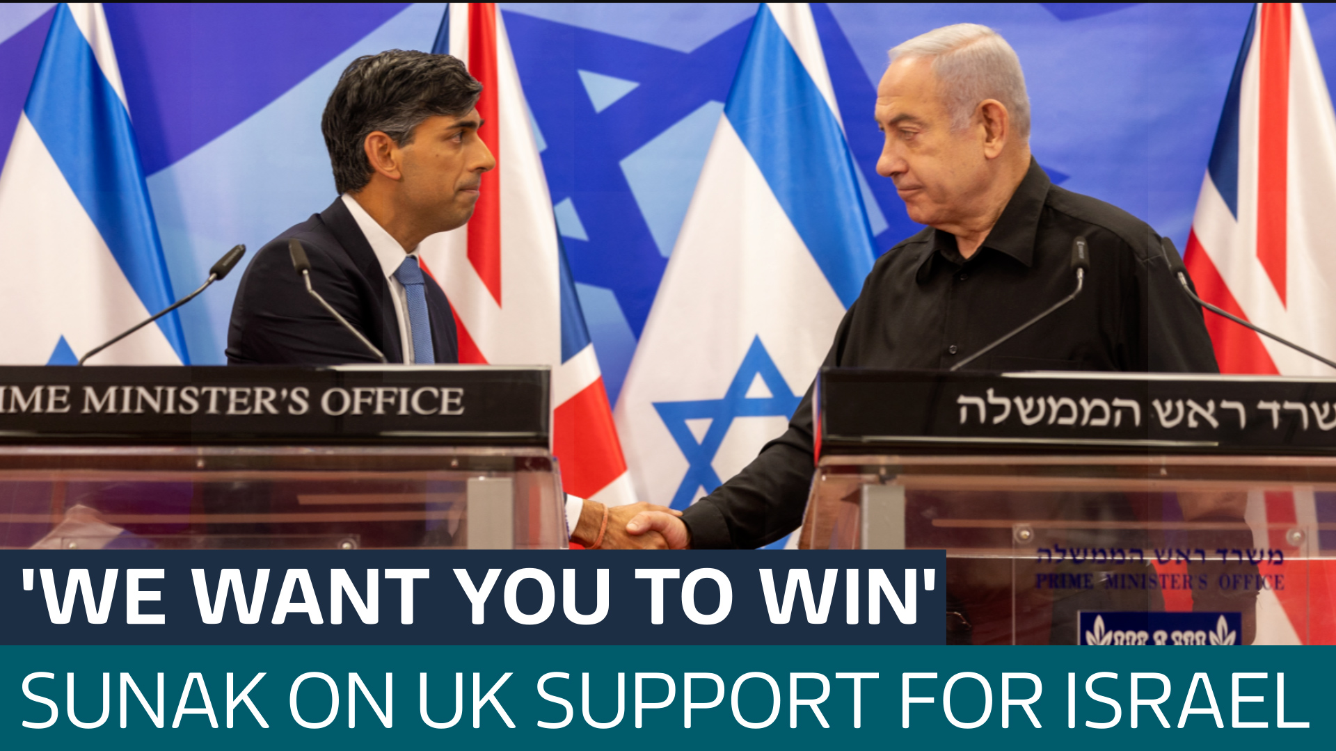 Rishi Sunak pledges support for Israel in 'its darkest hour' - Latest ...