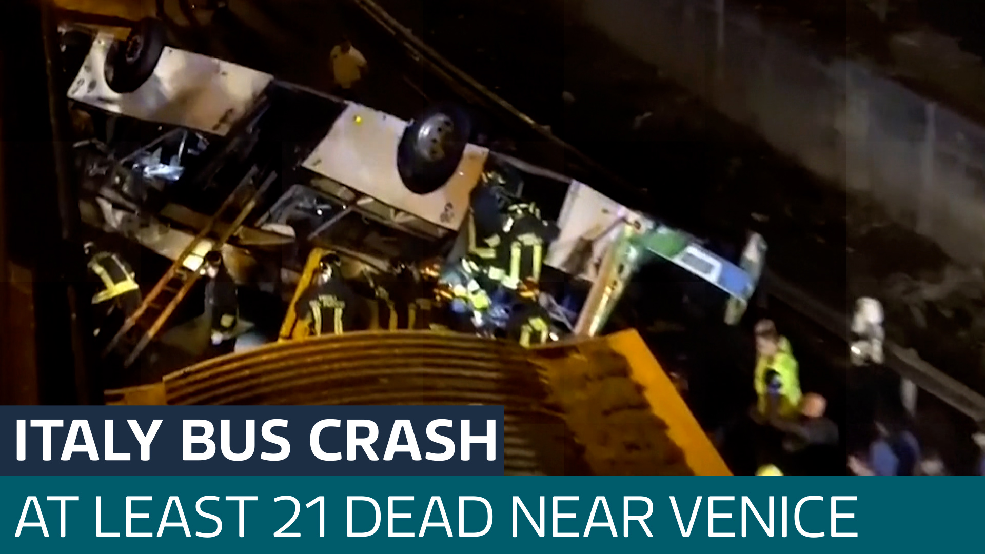 Italy bus crash: at least 21 dead after coach careers off bridge near ...