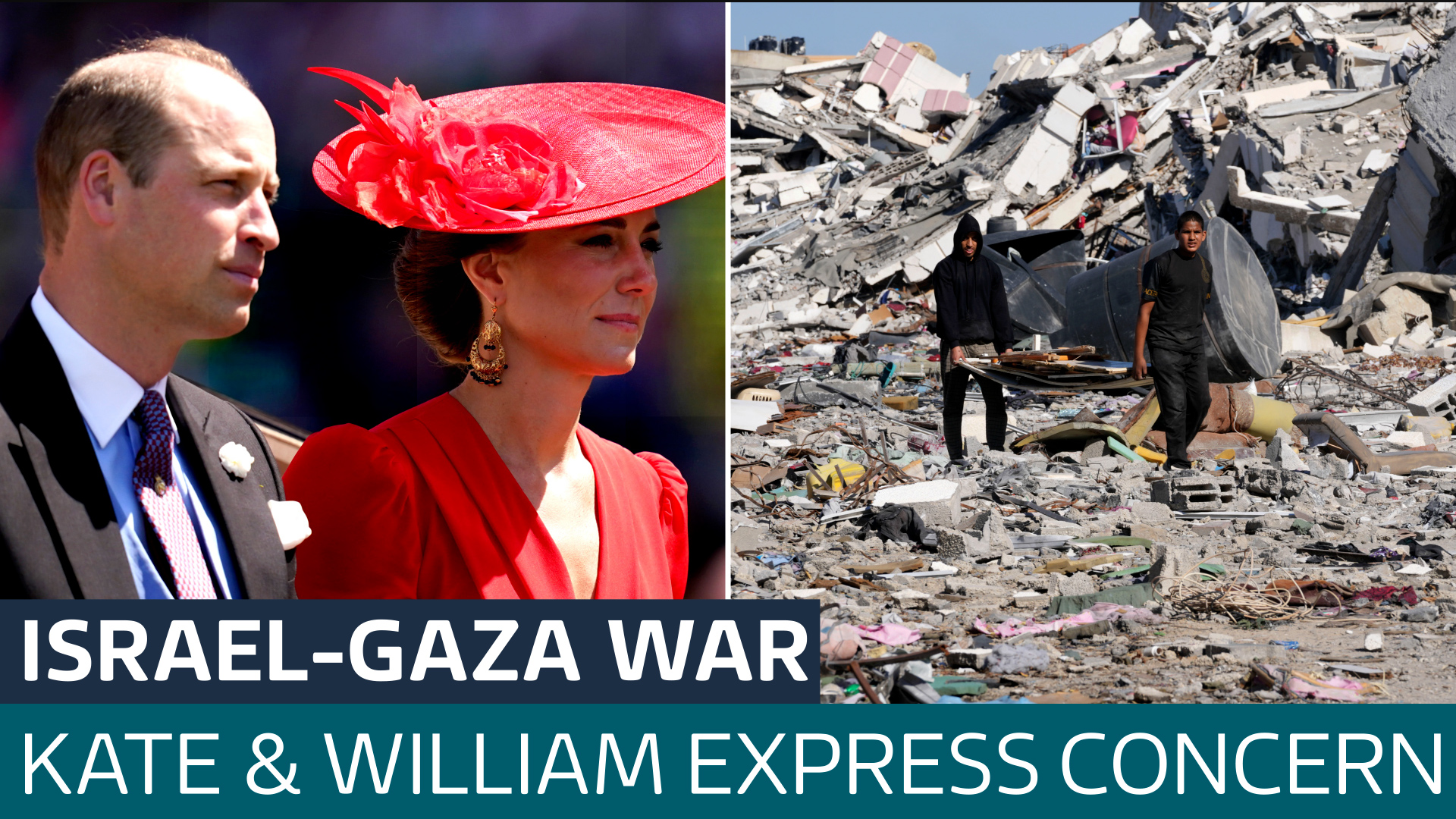 Prince and Princess of Wales express 'concern' at suffering caused by ...