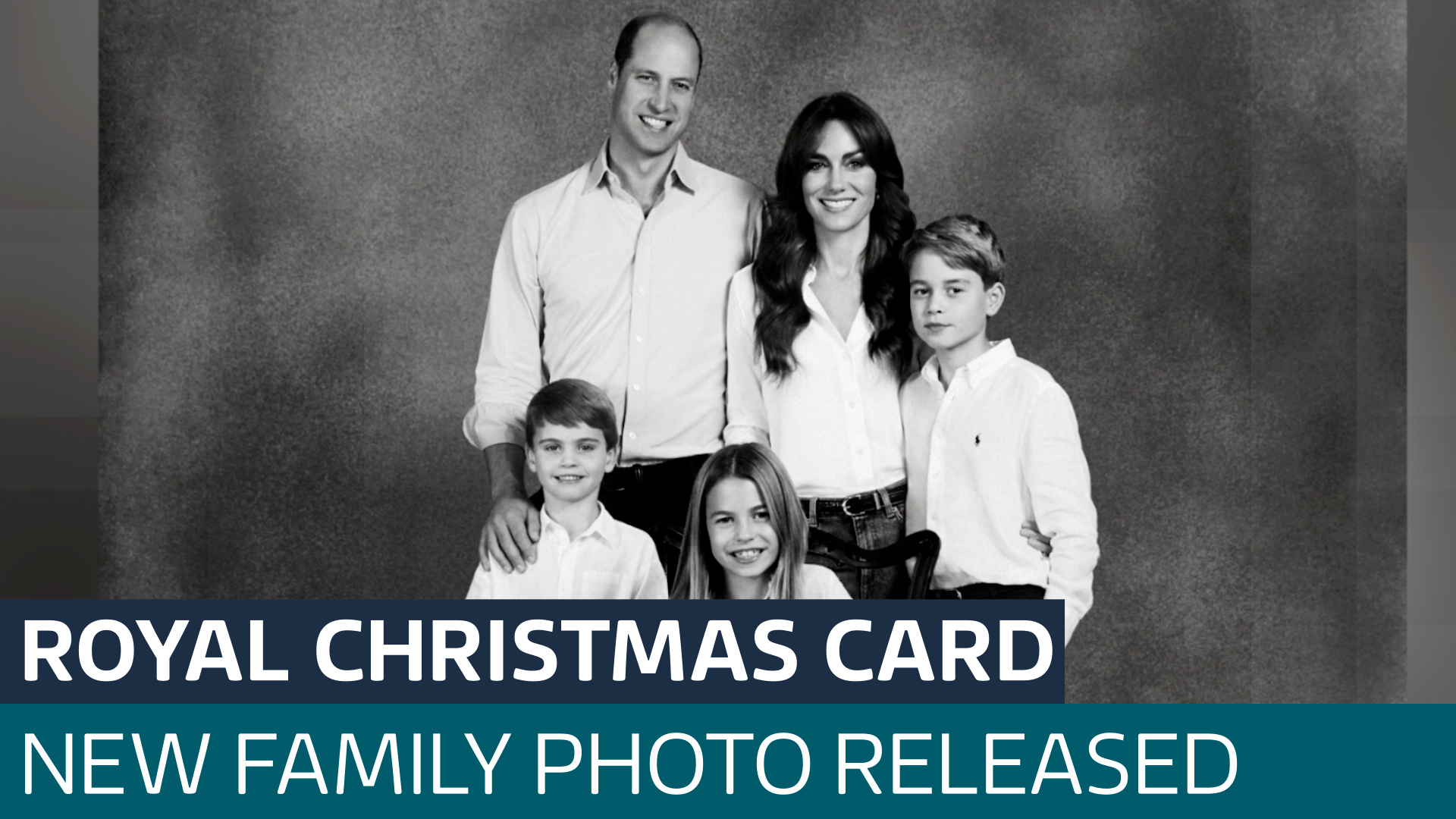 The Royal Family release this year's official Christmas card ...