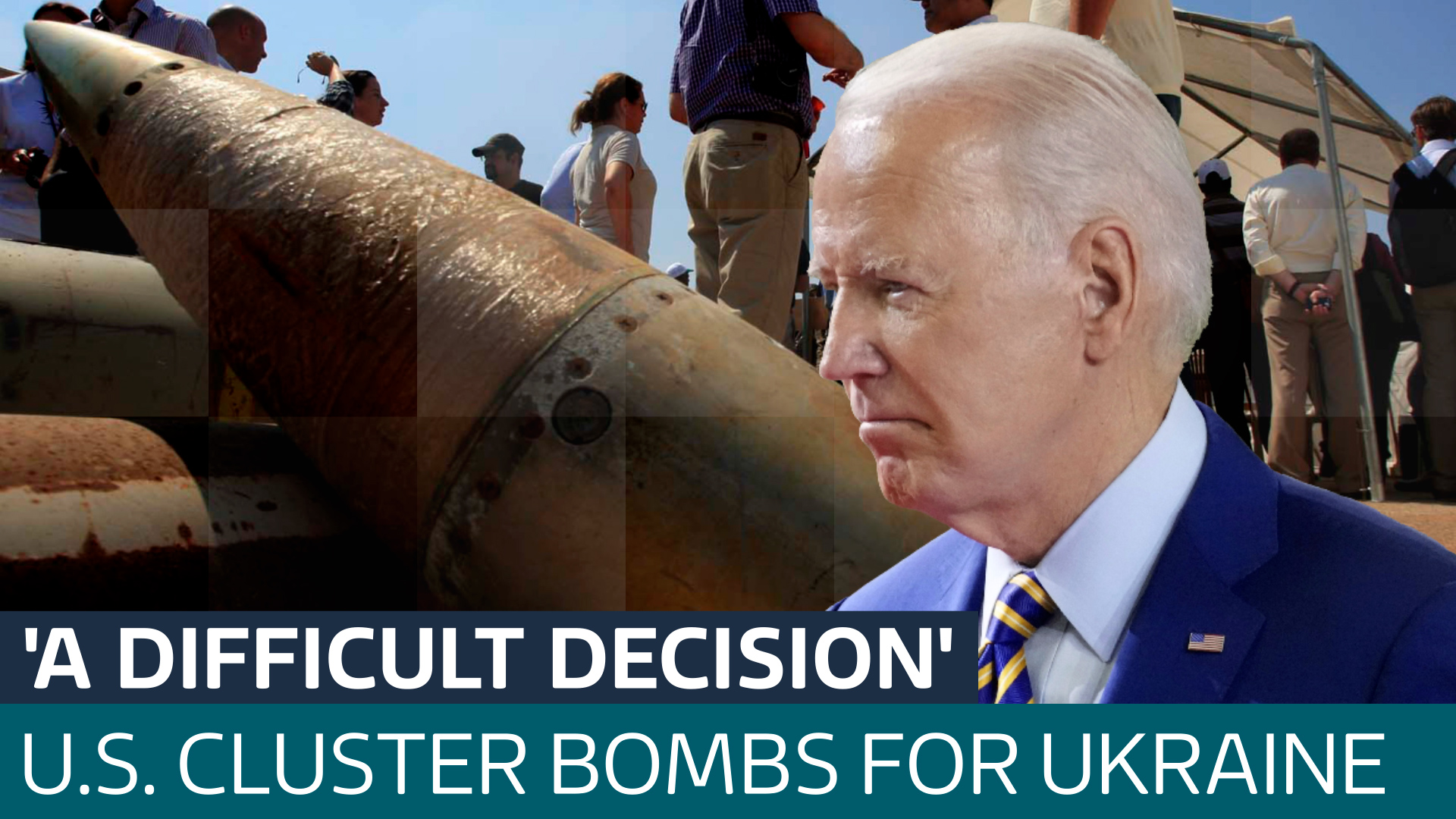 Biden says Ukraine's ammunition shortage convinced him to send cluster ...
