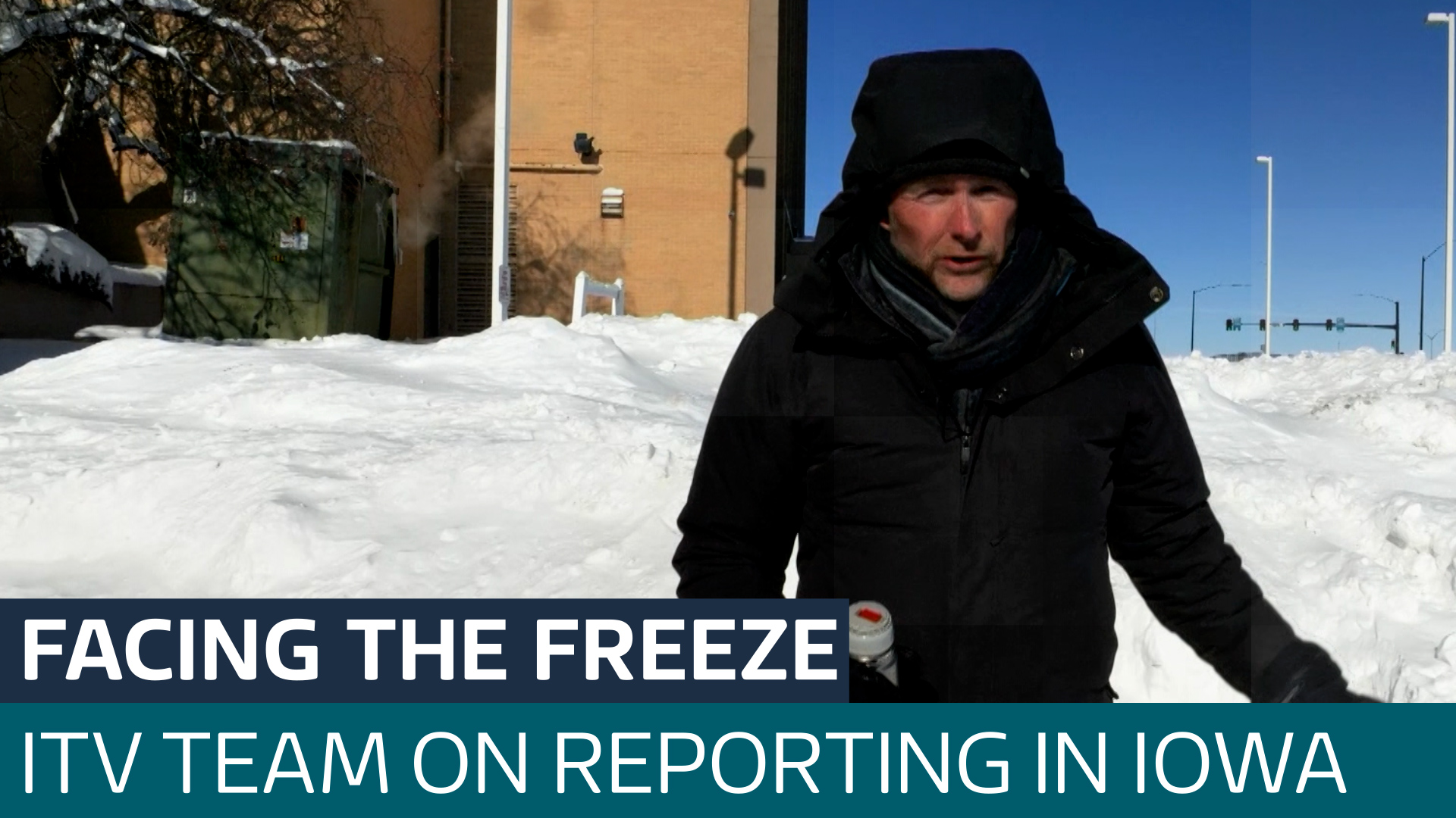 Reporters on Ice: Latest from ITV News team in freeing Iowa - Latest ...