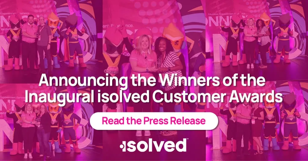 isolved Customer Awards | Honoring Employee Experience Excellence ...
