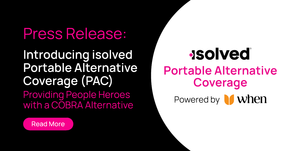 COBRA Alternative Coverage | Portable Health Benefit Options | isolved HCM