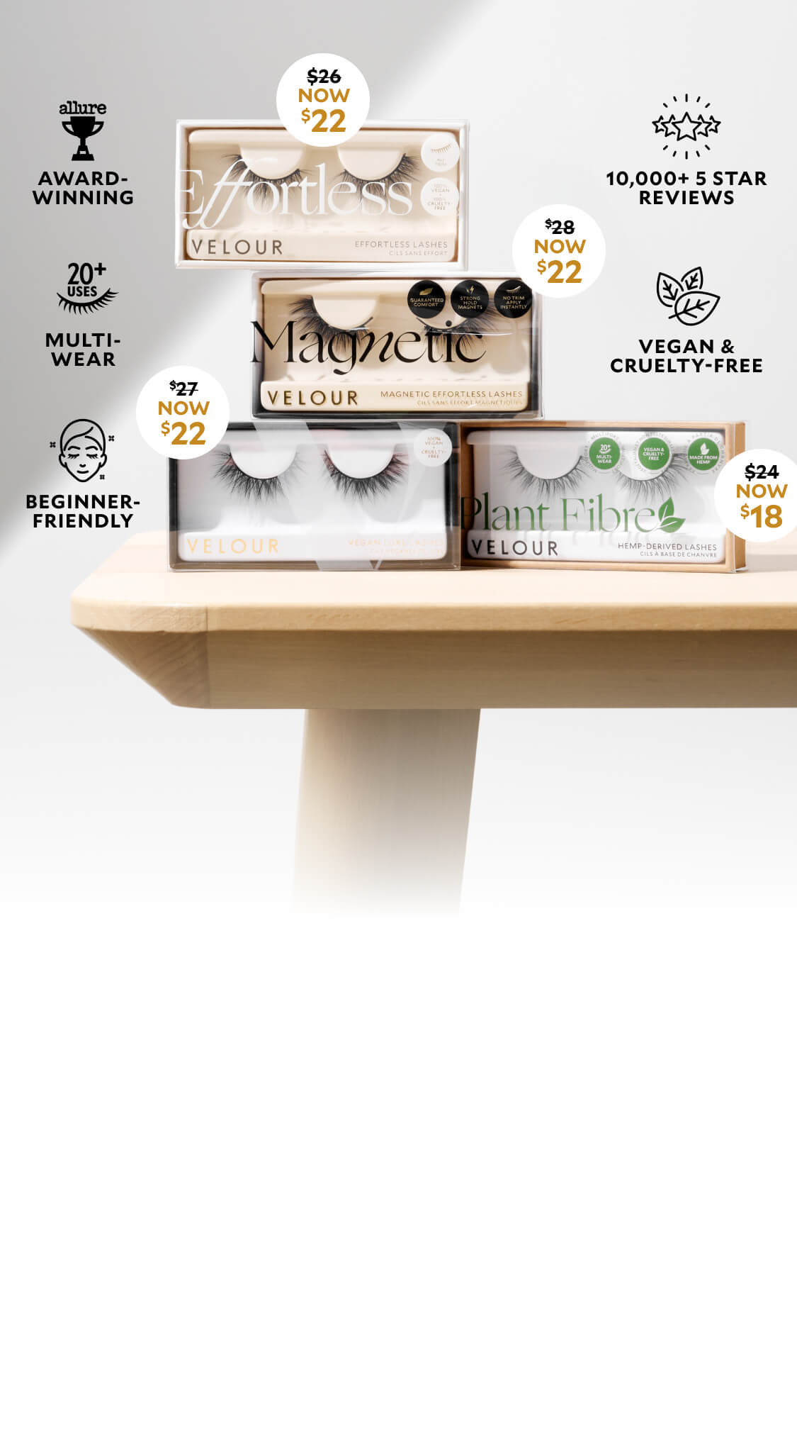 Velour Beauty | False Eyelashes | Magnetic Lashes | Velour Beauty