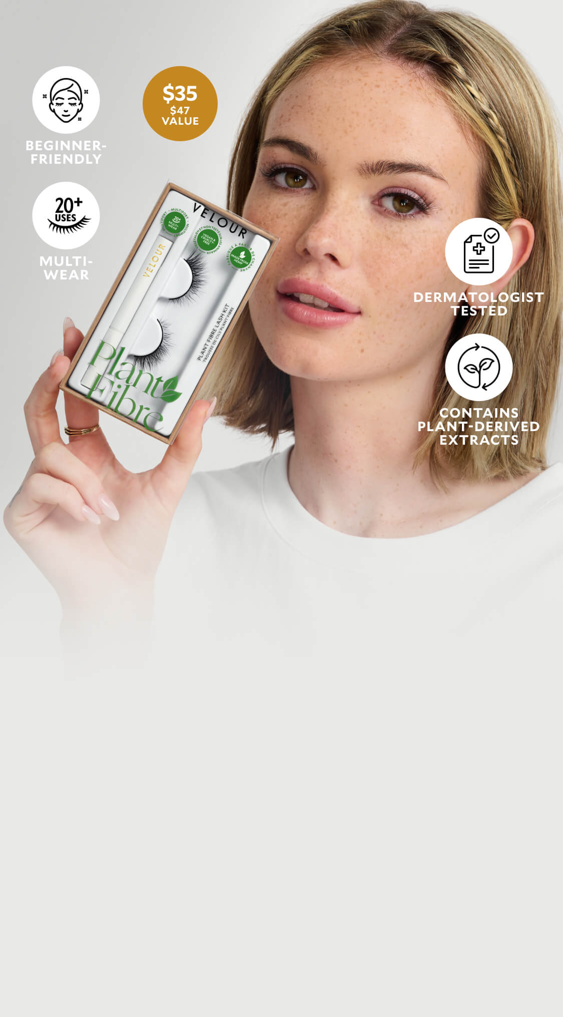 Velour Beauty False Eyelashes Magnetic Lashes Velour Beauty