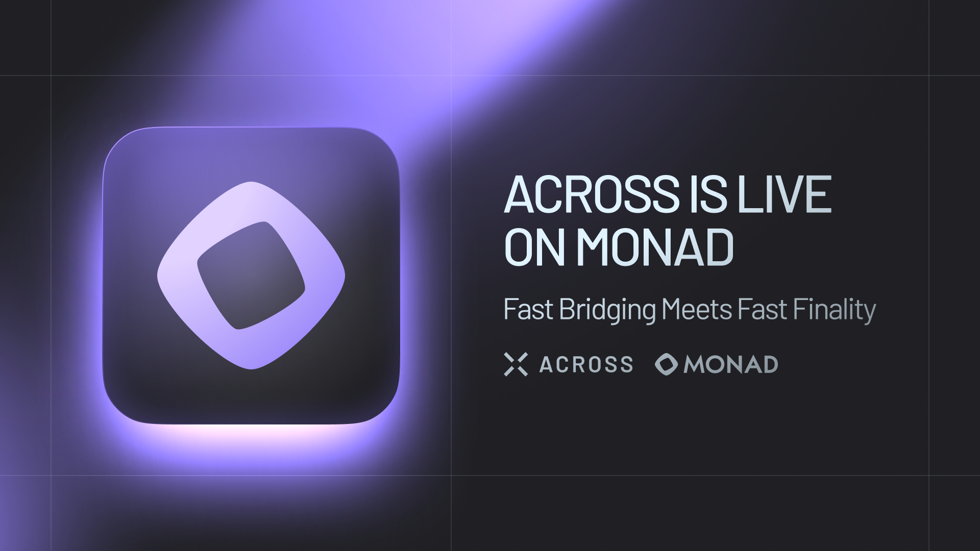 Across is Live on Monad: Fast Bridging Meets Fast Finality | Across Protocol