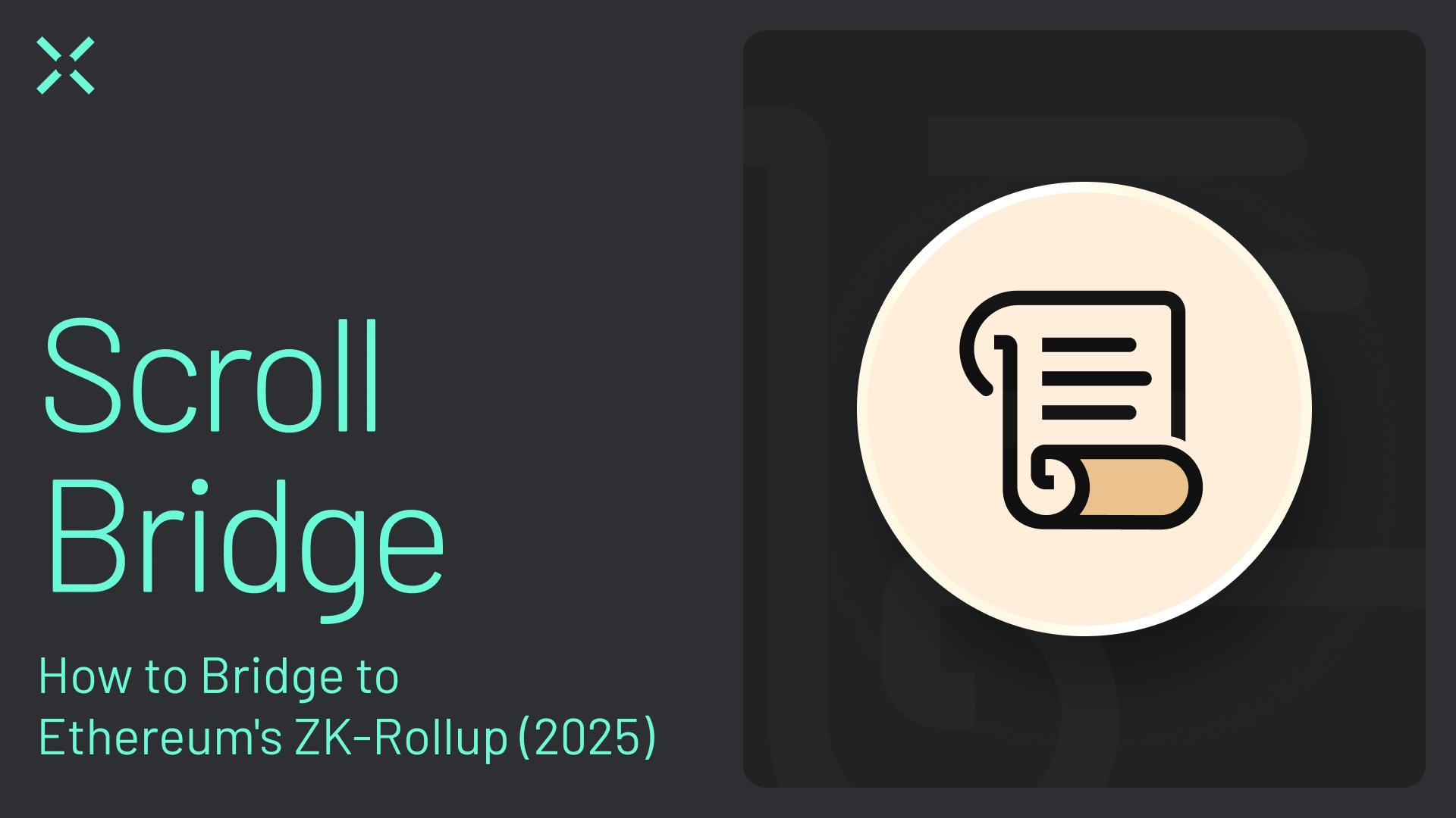 Scroll Bridge Guide: How to Bridge to Ethereum's ZK-Rollup | Across Protocol