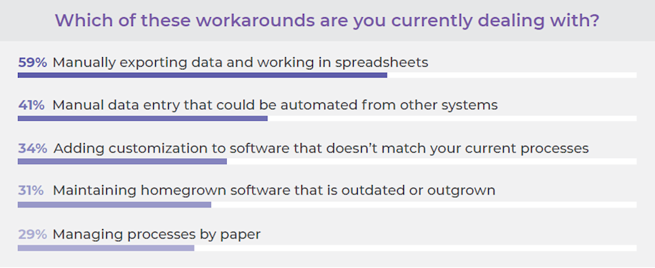 Overview of the State of Enterprise Software Workarounds