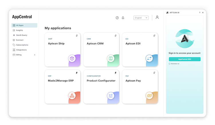 Aptean AppCentral: Unifying Your Business Operations