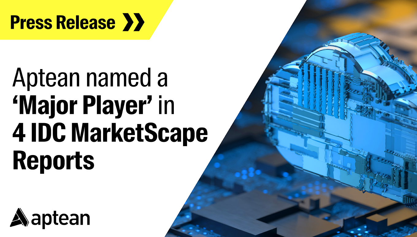 Aptean Named a ‘Major Player’ in 4 IDC MarketScape Reports