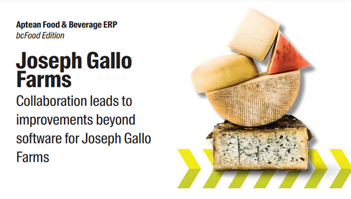 Joseph Gallo Farms Modernizes Dairy Operation With Aptean