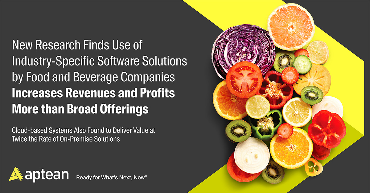 New Research Finds Use of Industry-Specific Software Solutions by Food ...