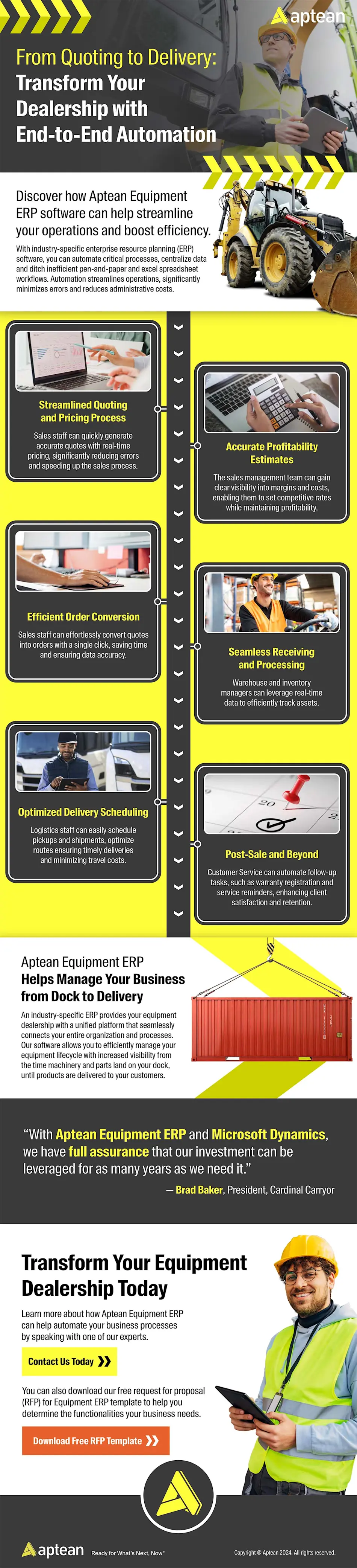 End-to-End Automation With Aptean Equipment ERP