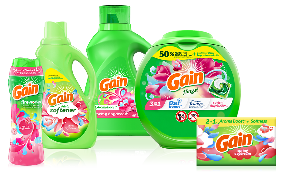 Gain washing powder store