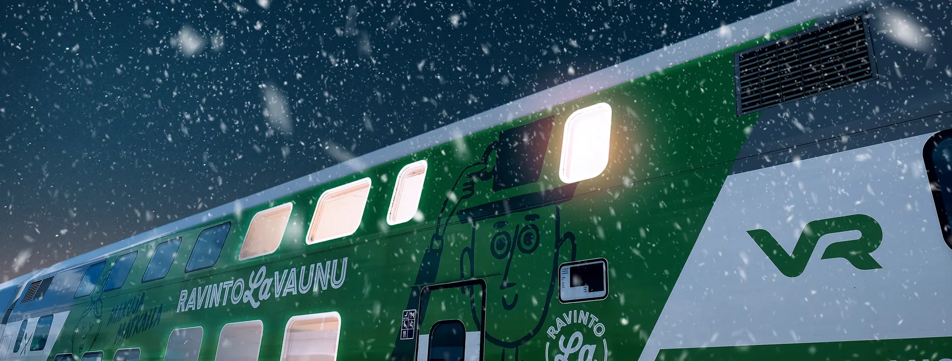 Junalla joulutorille - VR